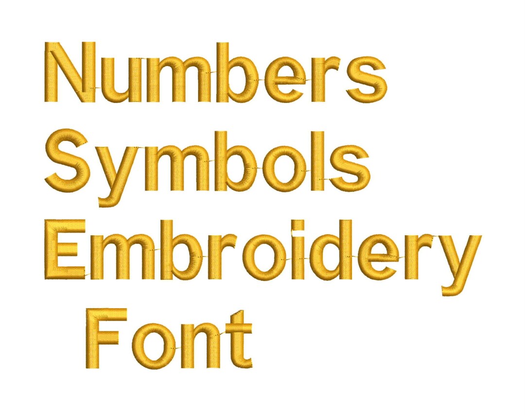 Machine Embroidery Font Designs Font Letters, Numbers, Symbols Font ...