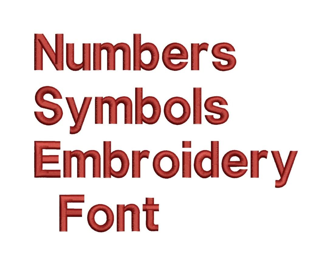 Machine Embroidery Font Designs - Font Letters, Numbers, Symbols Font ...
