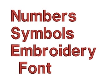 Machine Embroidery Font Designs Font Letters Numbers | Etsy