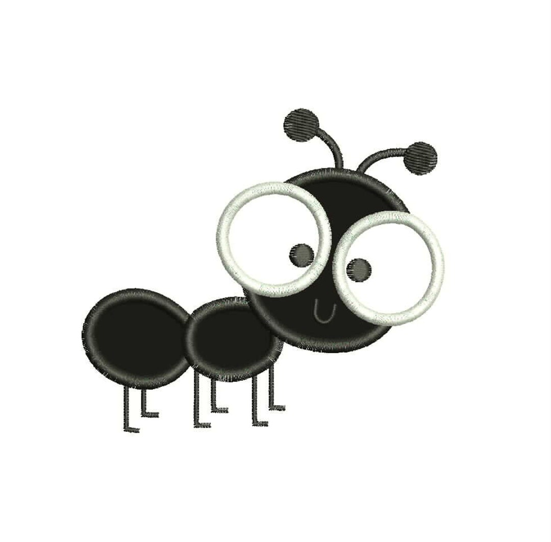 Ant Applique Machine Embroidery Designs, Appliqué Design 4"x 4" 5"x 7 ...