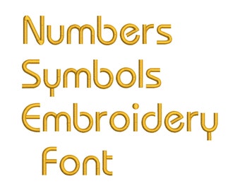 Machine Embroidery Font Designs Font Letters Numbers | Etsy