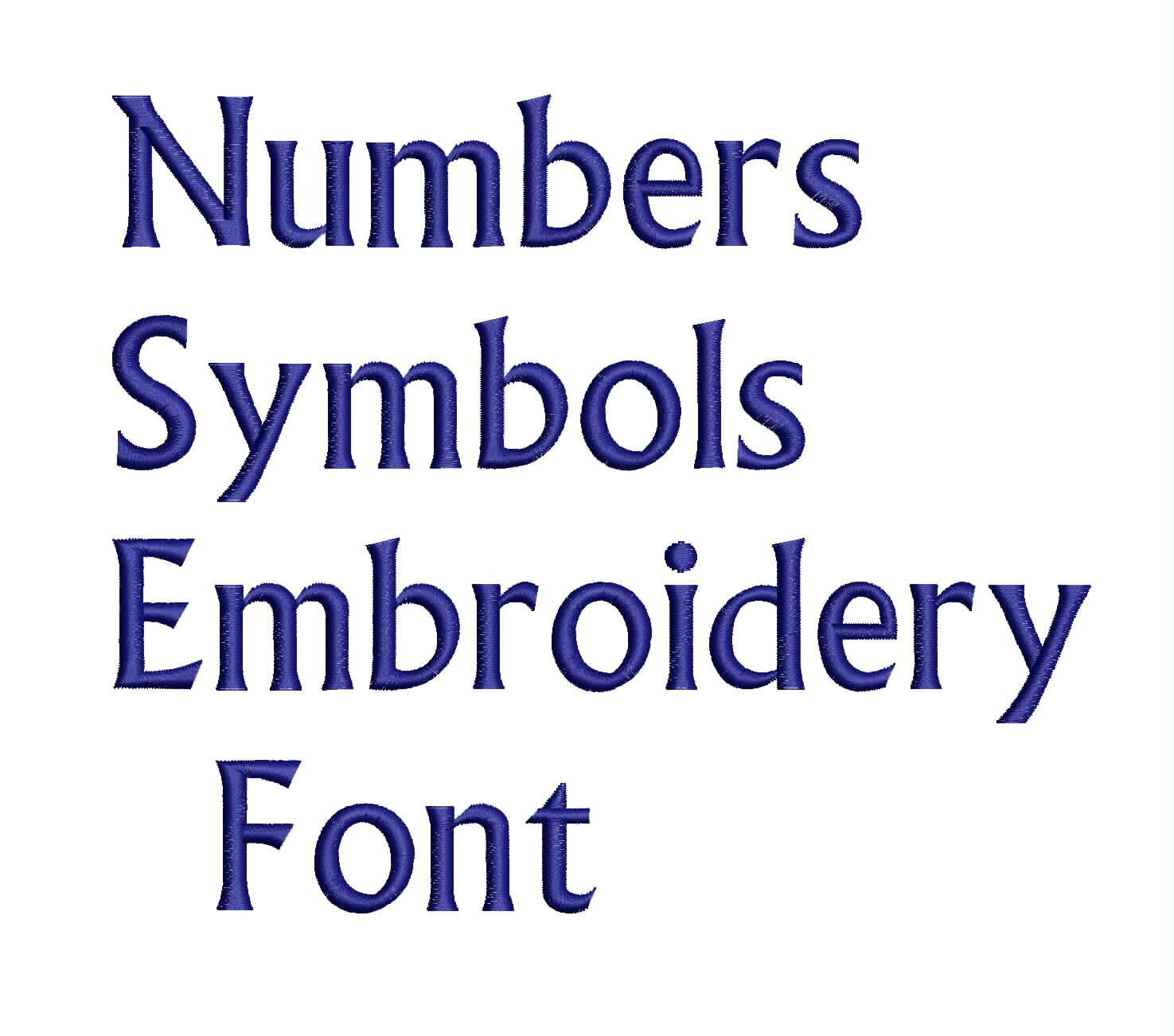 Machine Embroidery Font Designs Font Letters, Numbers, Symbols Font ...