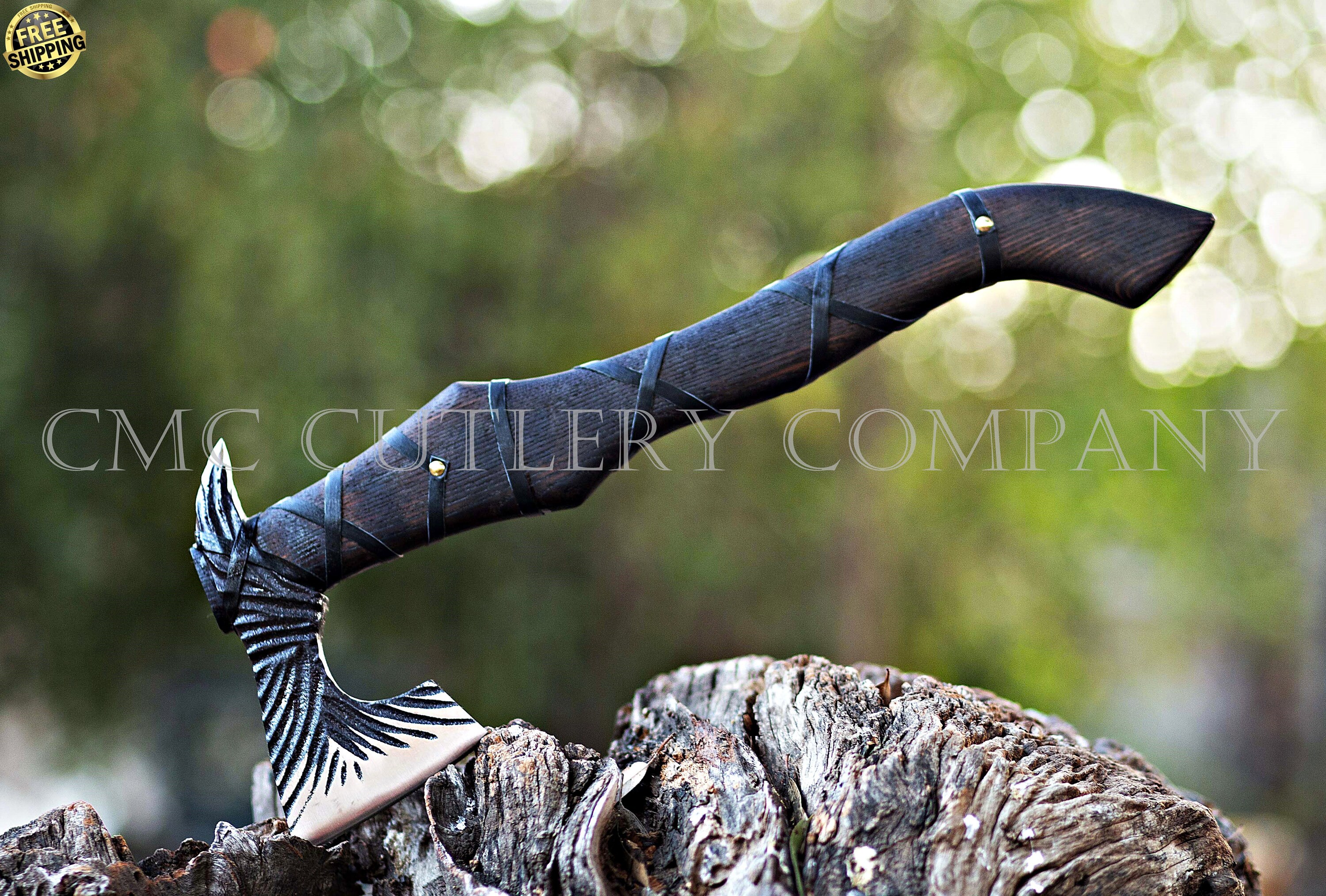 Wood Chopping Axe. Forged Axe. Camping Axe. Bushcraft Axe. Forest Axe ...