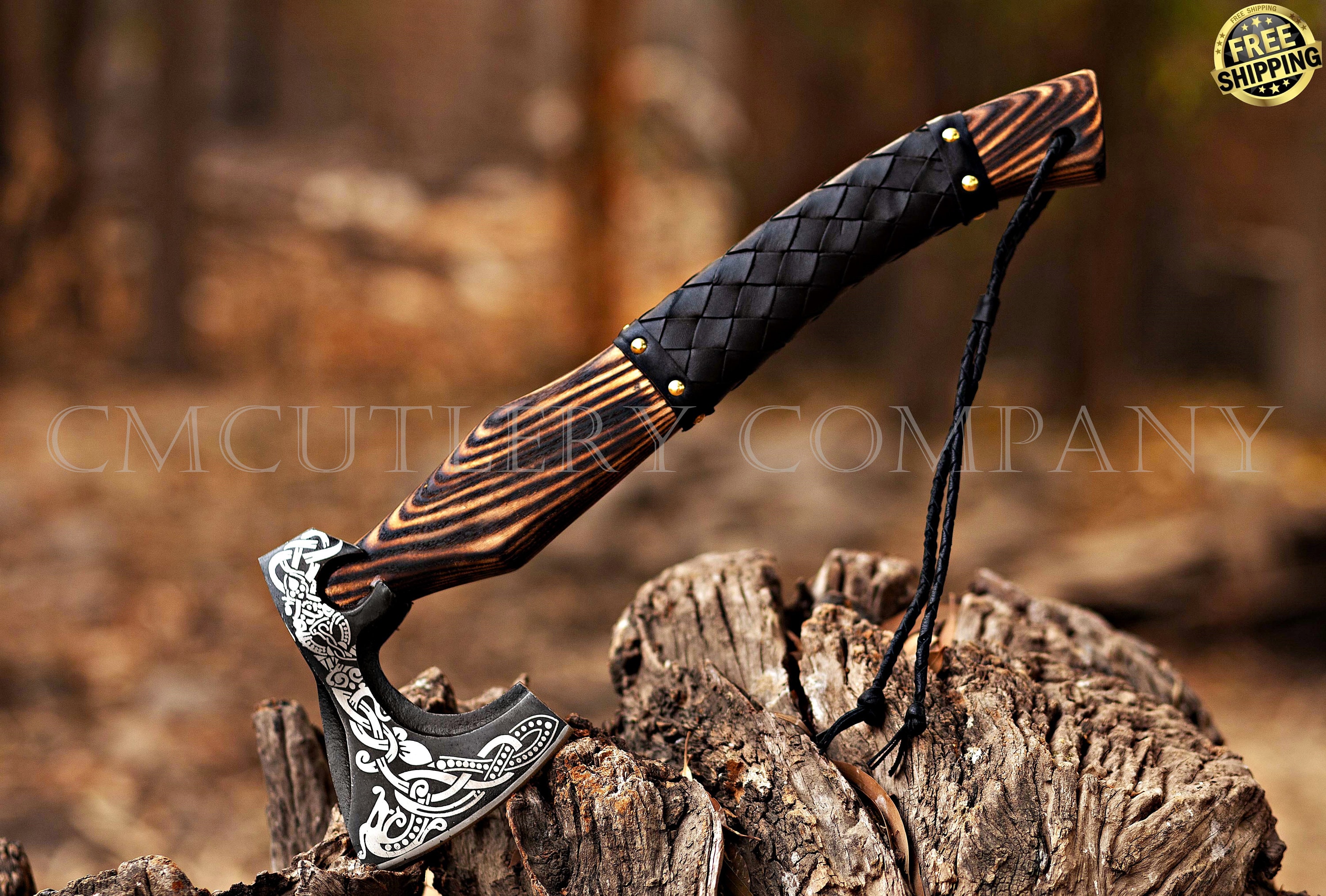 Wood Chopping Axe. Forged Axe. Camping Axe. Bushcraft Axe. Forest Axe ...