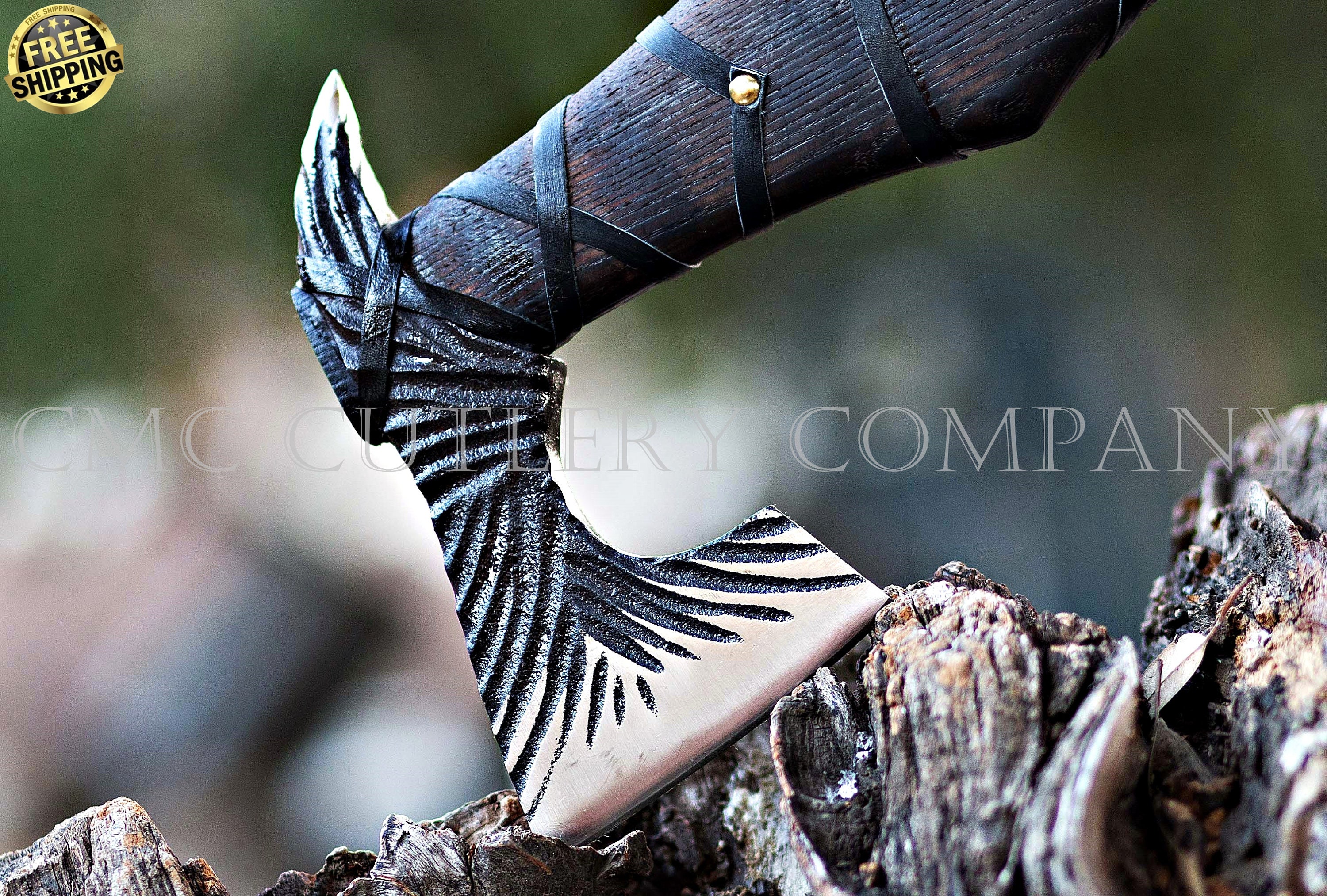 Wood Chopping Axe. Forged Axe. Camping Axe. Bushcraft Axe. Forest Axe. Handmade Axe. Hiking Axe ...