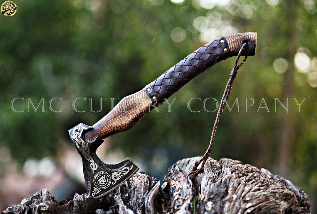 Wood Chopping Axe. Forged Axe. Camping Axe. Bushcraft Axe. Forest Axe ...