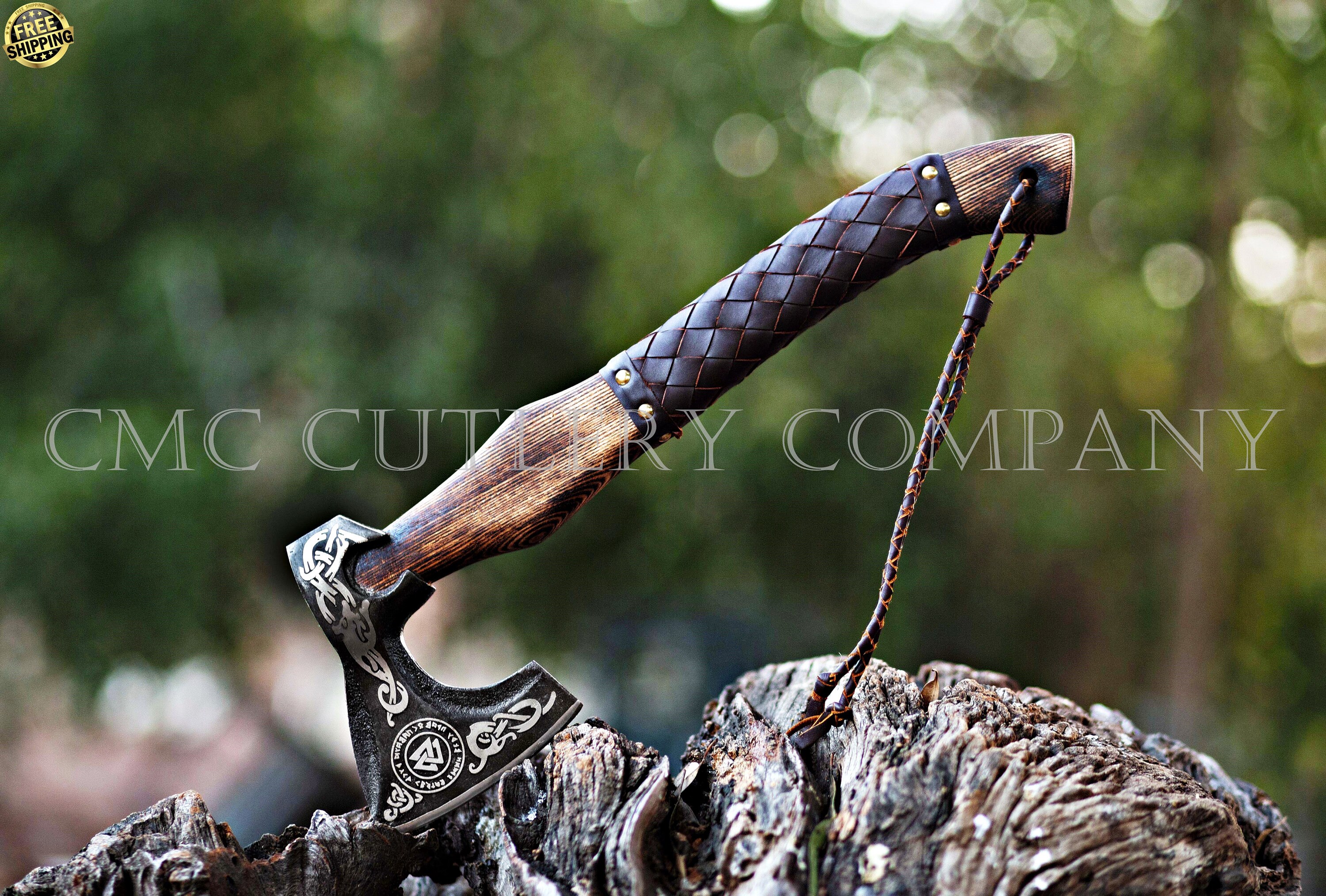 Wood Chopping Axe. Forged Axe. Camping Axe. Bushcraft Axe. Forest Axe ...