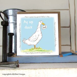 Duck Father's Day Card - Father's Day Cards - Ay up Duck - Duck Cards ...