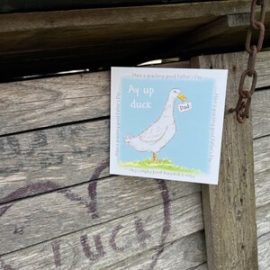 Duck Father's Day Card - Father's Day Cards - Ay up Duck - Duck Cards ...