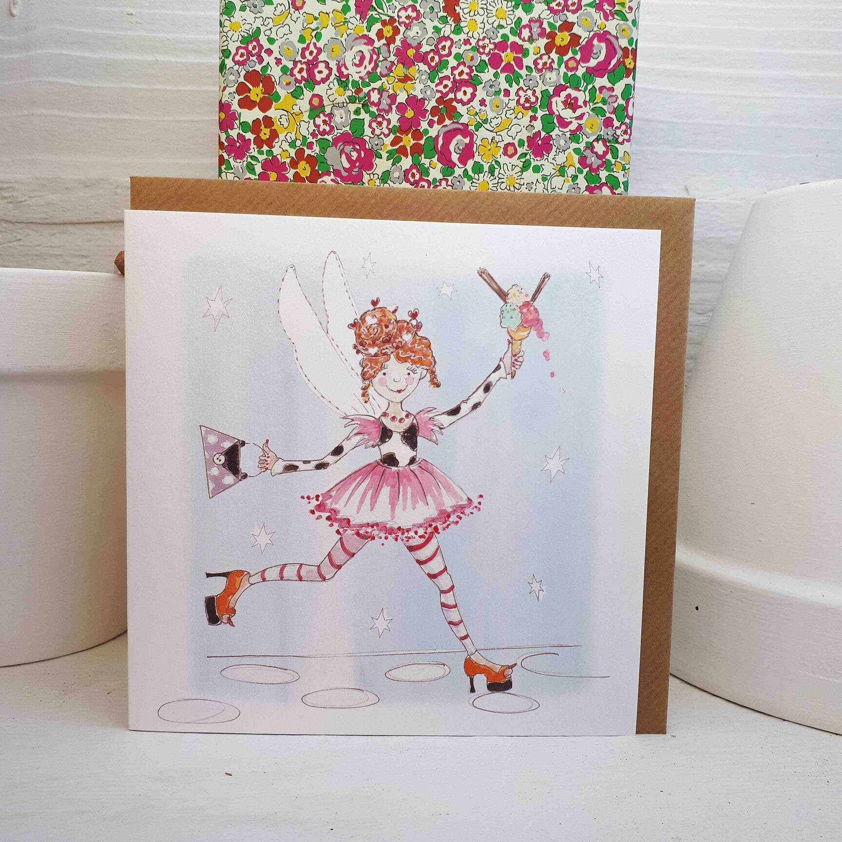 Fairy greeting's card fairy card children's card | Etsy