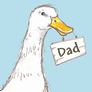 Duck Father's Day Card - Father's Day Cards - Ay up Duck - Duck Cards ...
