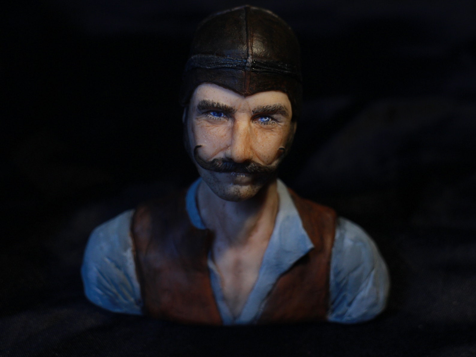 Bill the Butcher Ooak Head-bust 1 6 Scalehand Sculpted in - Etsy