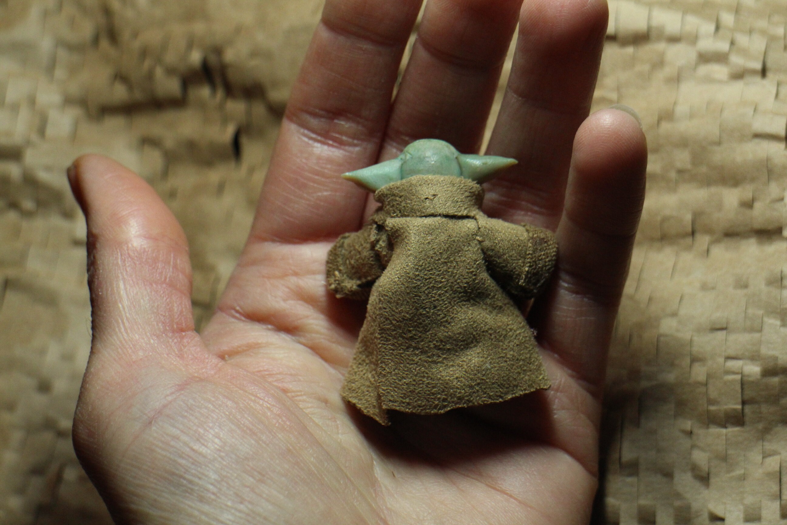 Baby Grogu, Starwars Fan Art, Dolls House Miniatures,cute Gift, Ooak ...