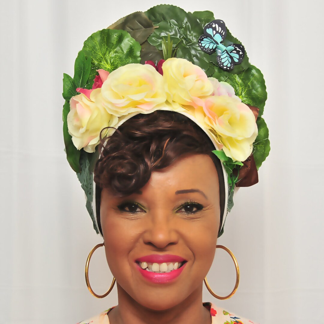 GREENERY HEAD PIECE - Green Headpiece - Unique Headdress - Carmen ...