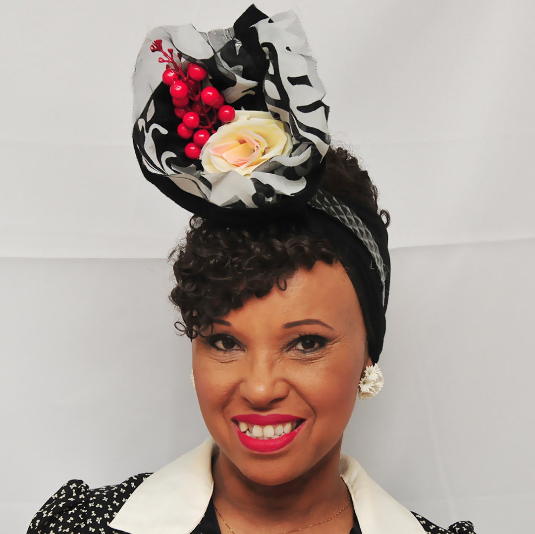 ELEGANT RETRO HEADPIECE – Carmen Miranda Style – Unique Headdress ...