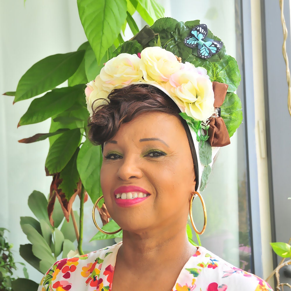 GREENERY HEAD PIECE Green Headpiece Unique Headdress - Etsy UK