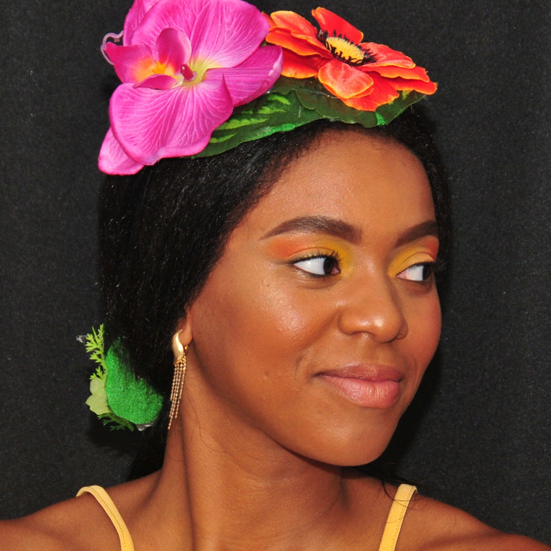 COLORFUL HEAD PIECE - Carmen Miranda Style – Unique Headdress - Plastic ...