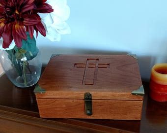 Bible Box wedding box Fine woodworking new baby keepsake | Etsy