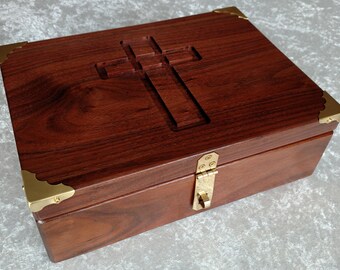 Bible Box wedding box Fine woodworking new baby keepsake | Etsy