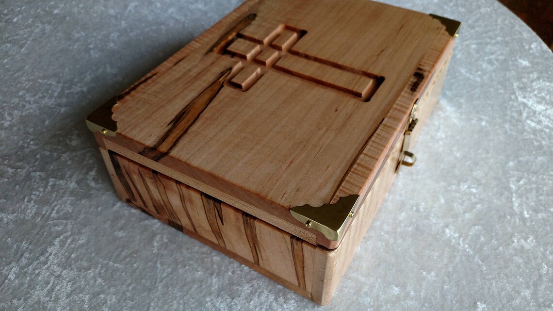 Bible Box Wedding Box Fine Woodworking New Baby Keepsake - Etsy