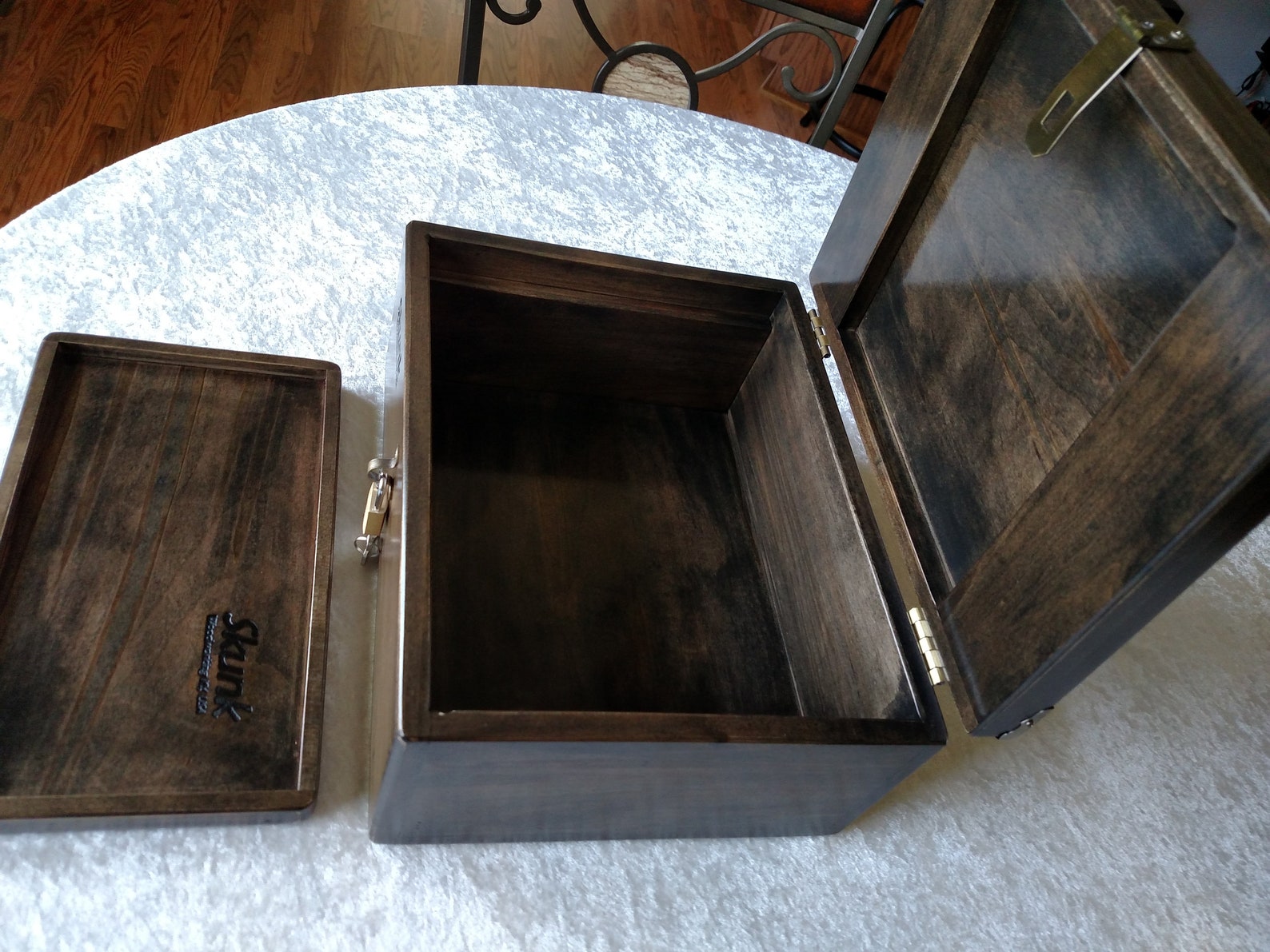 Stash Box and Rolling Tray Combo Wood Box With Lid Pipe Box - Etsy