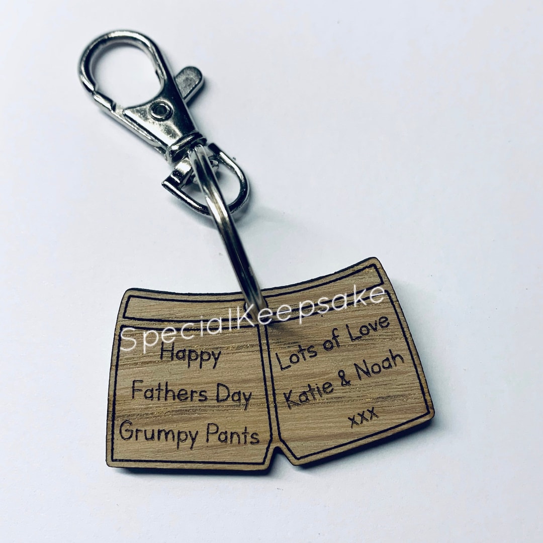 Personalised Grumpy Pants Fathers Day Grandad Daddy Dad - Etsy