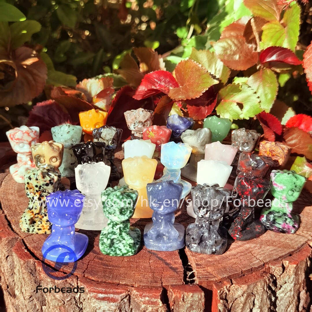 1.5" Carved Baby Grote Tree Man Statues,healing Crystal Quartz Cute ...