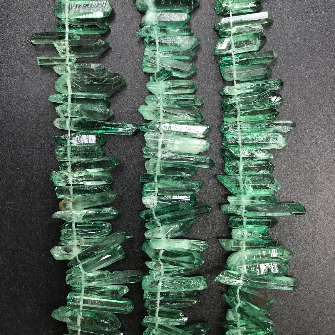 Rough Green Crystal Quartz Faceted Pointfreeform Raw Rock | Etsy