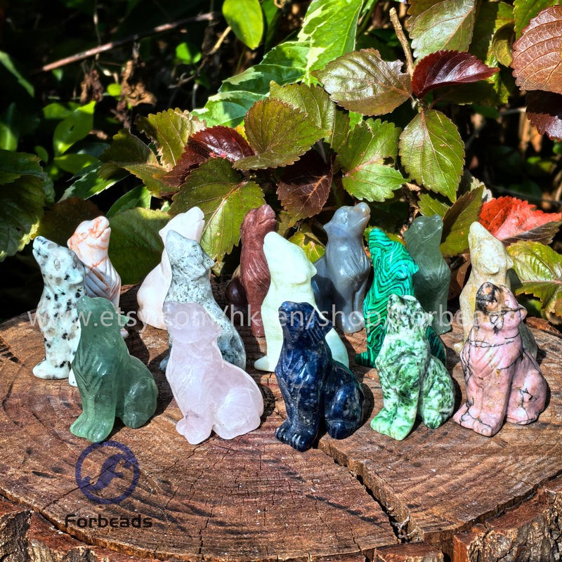 Turquoise Wolf Totem - Etsy