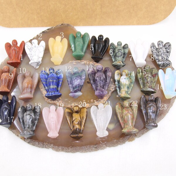 Angel Stone Figurine - Etsy
