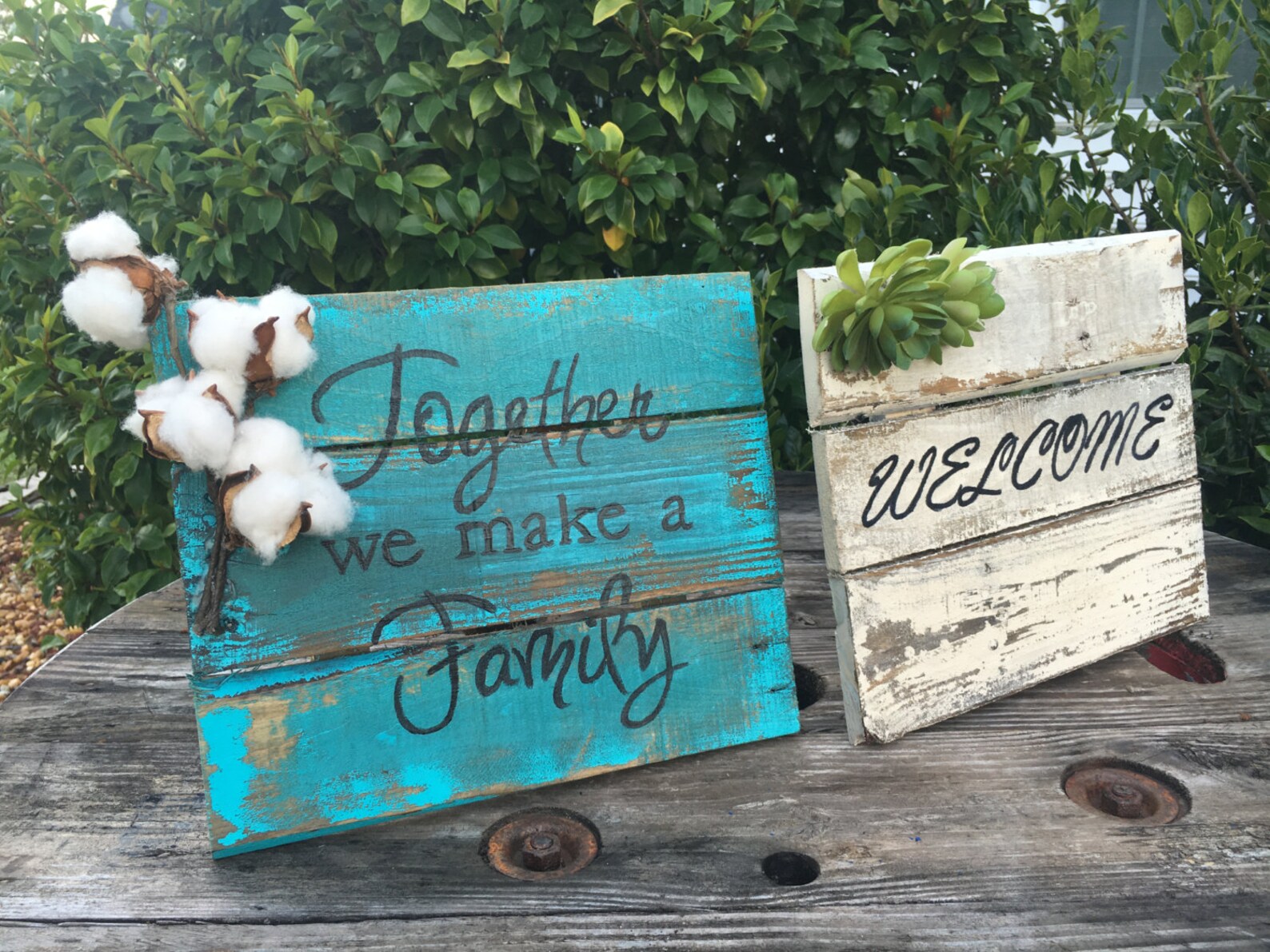 Rustic Pallet Signs Reclaimed Pallet Signs Wedding Gift - Etsy