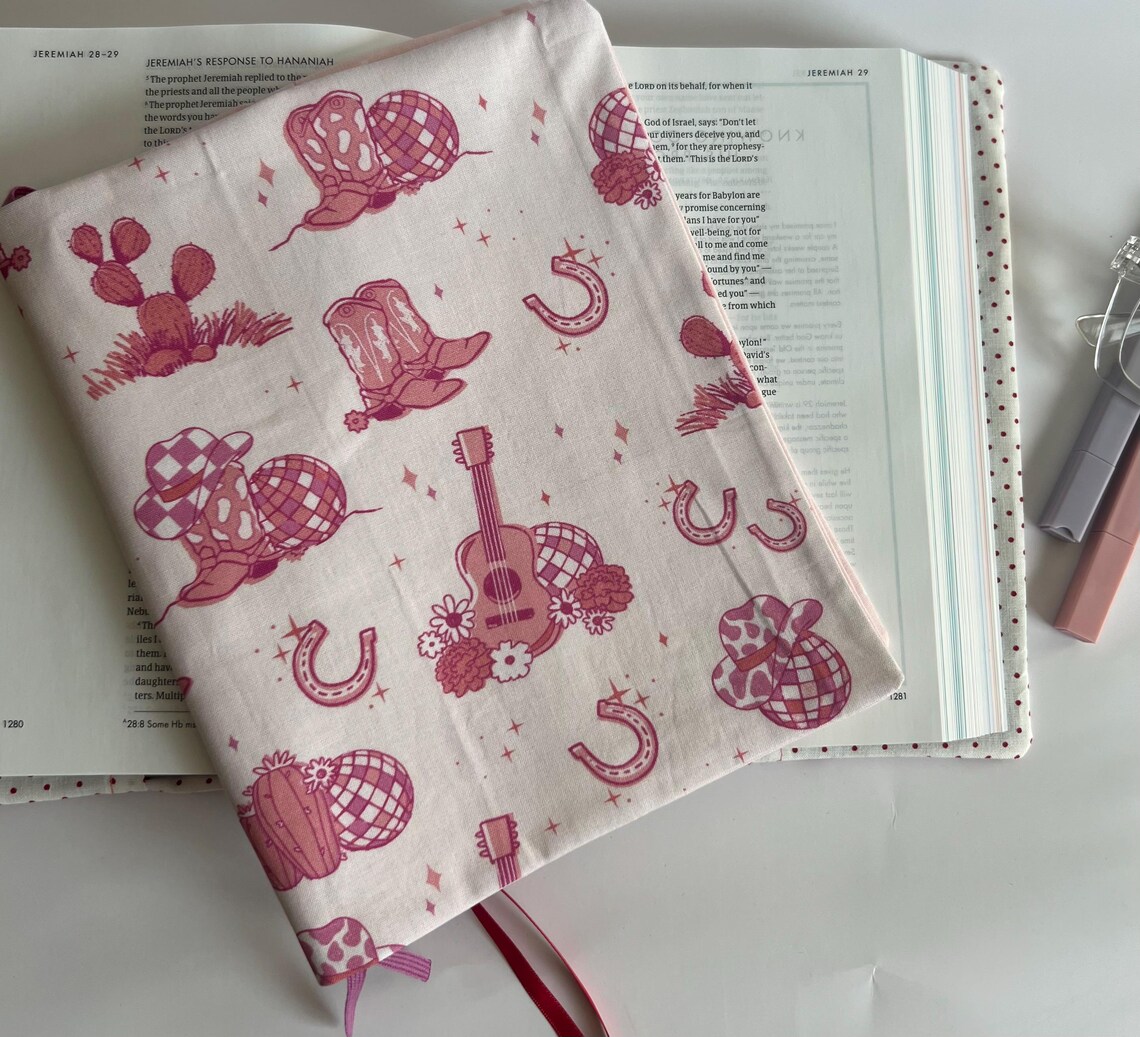 KJV Cross Reference Study Bible Fabric Cover With Ribbon Bookmark - Etsy