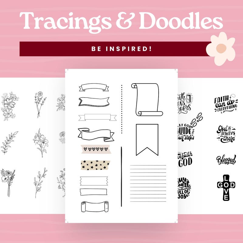 Bible Tracing Template - Etsy