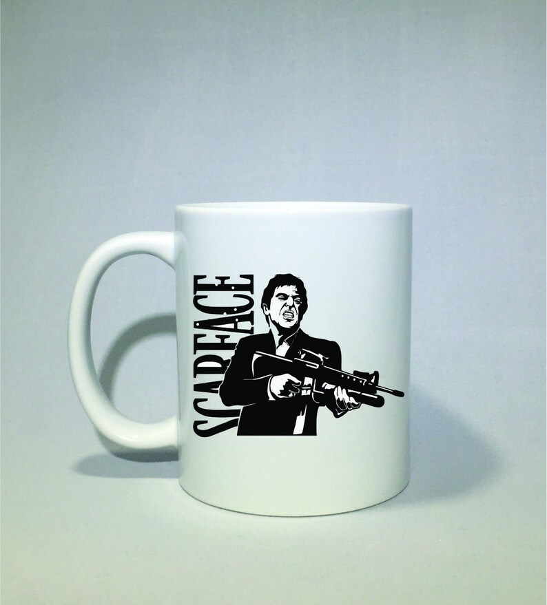 Scarface Coffee Mug Gift for Him Gift for Dad Say Hello to - Etsy UK