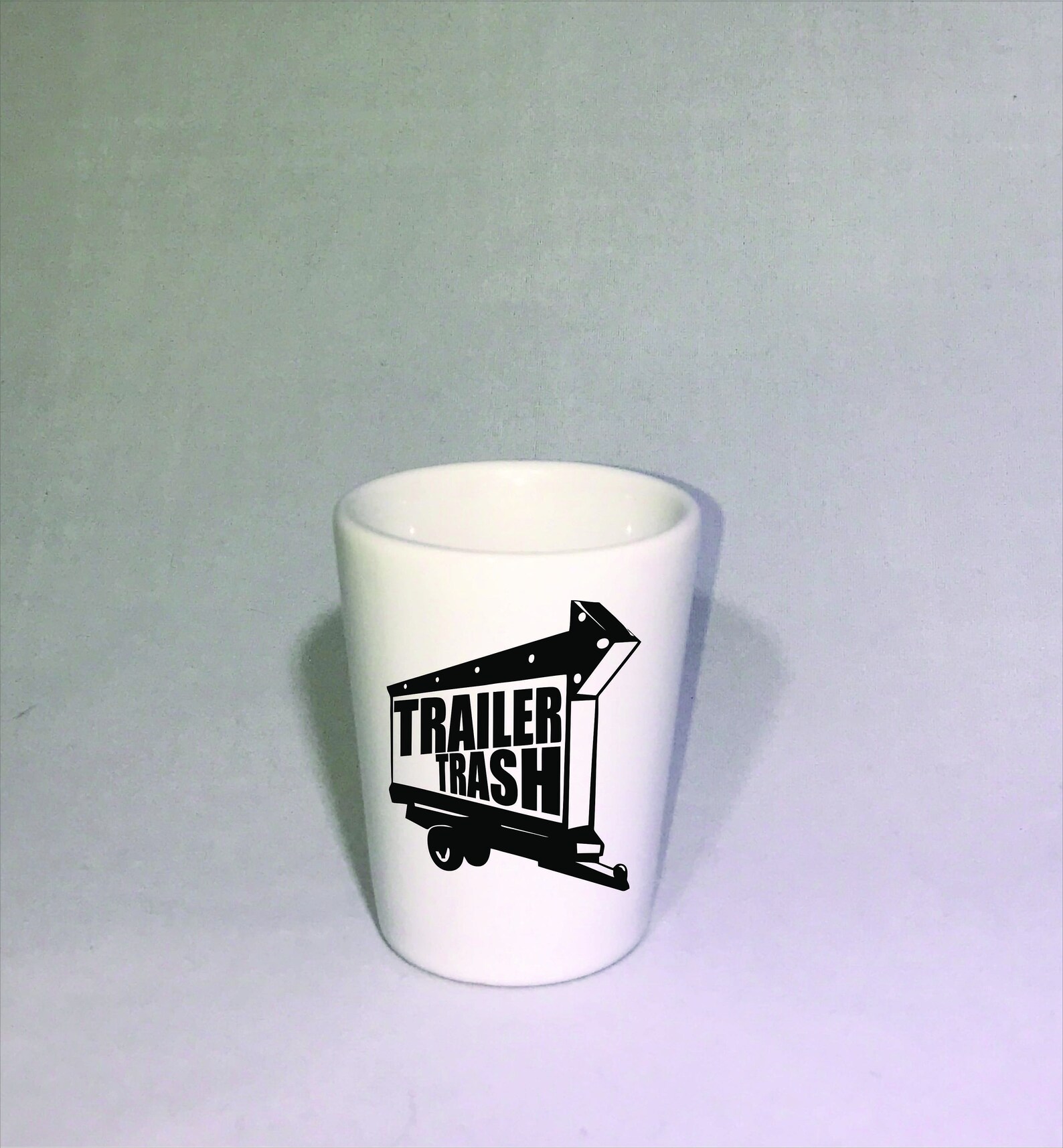 Trailer Trash Shot Glass Trailer Park Funny Shot Glasses - Etsy