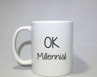 Millennial Coffee Mug - Etsy