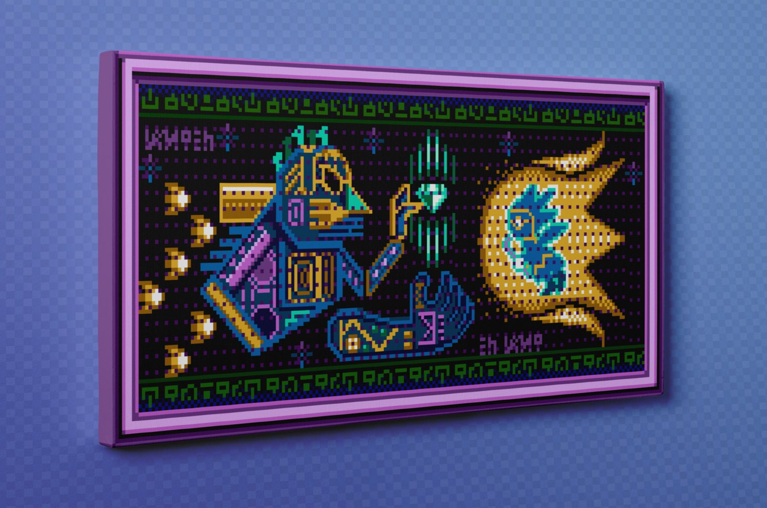 Hidden Palace Prophecy Mural 18 X 24 Canvas - Etsy