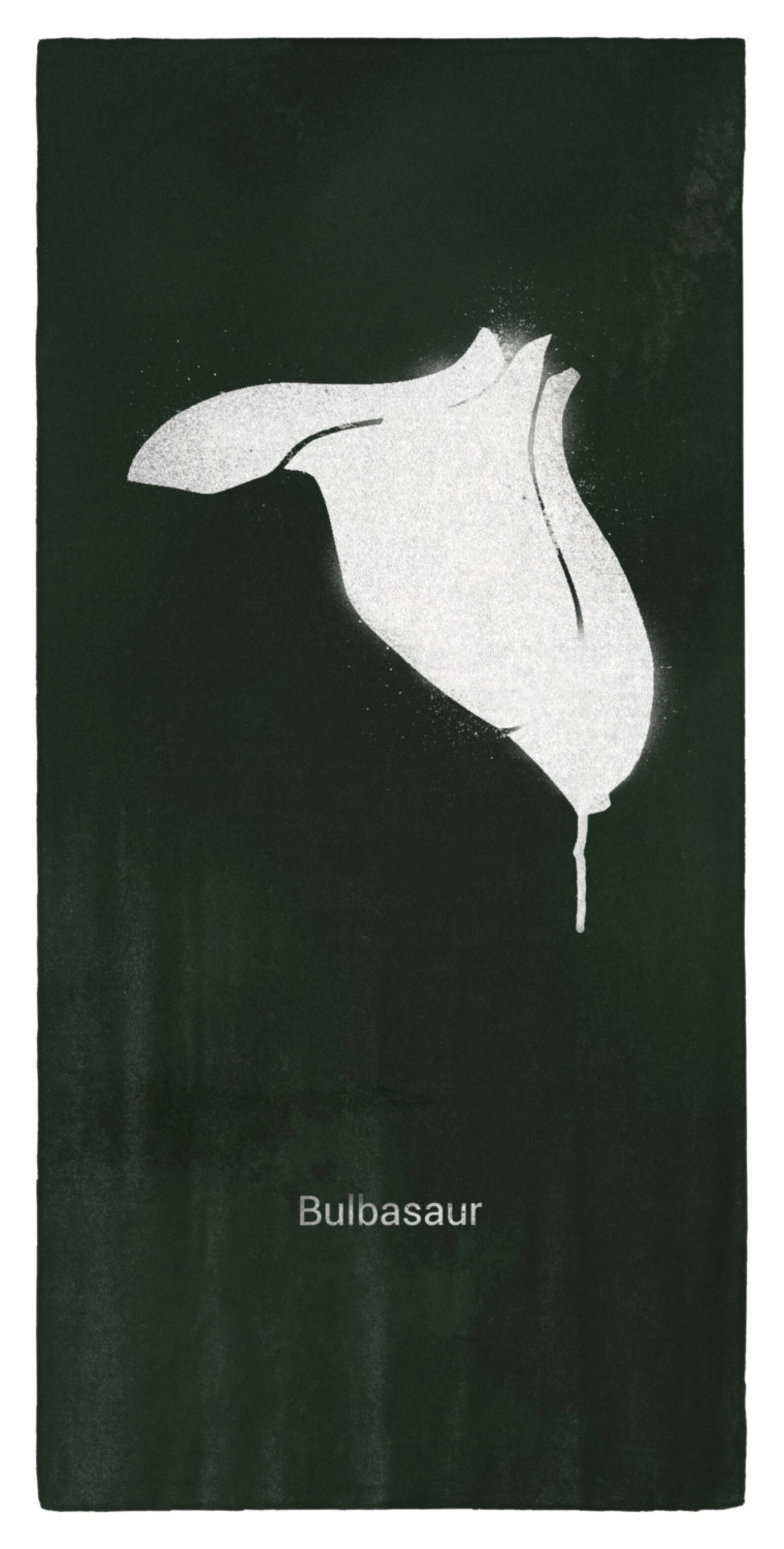 Minimalist Bulbasaur 30" X 60" Microfiber Beach Towel - Etsy