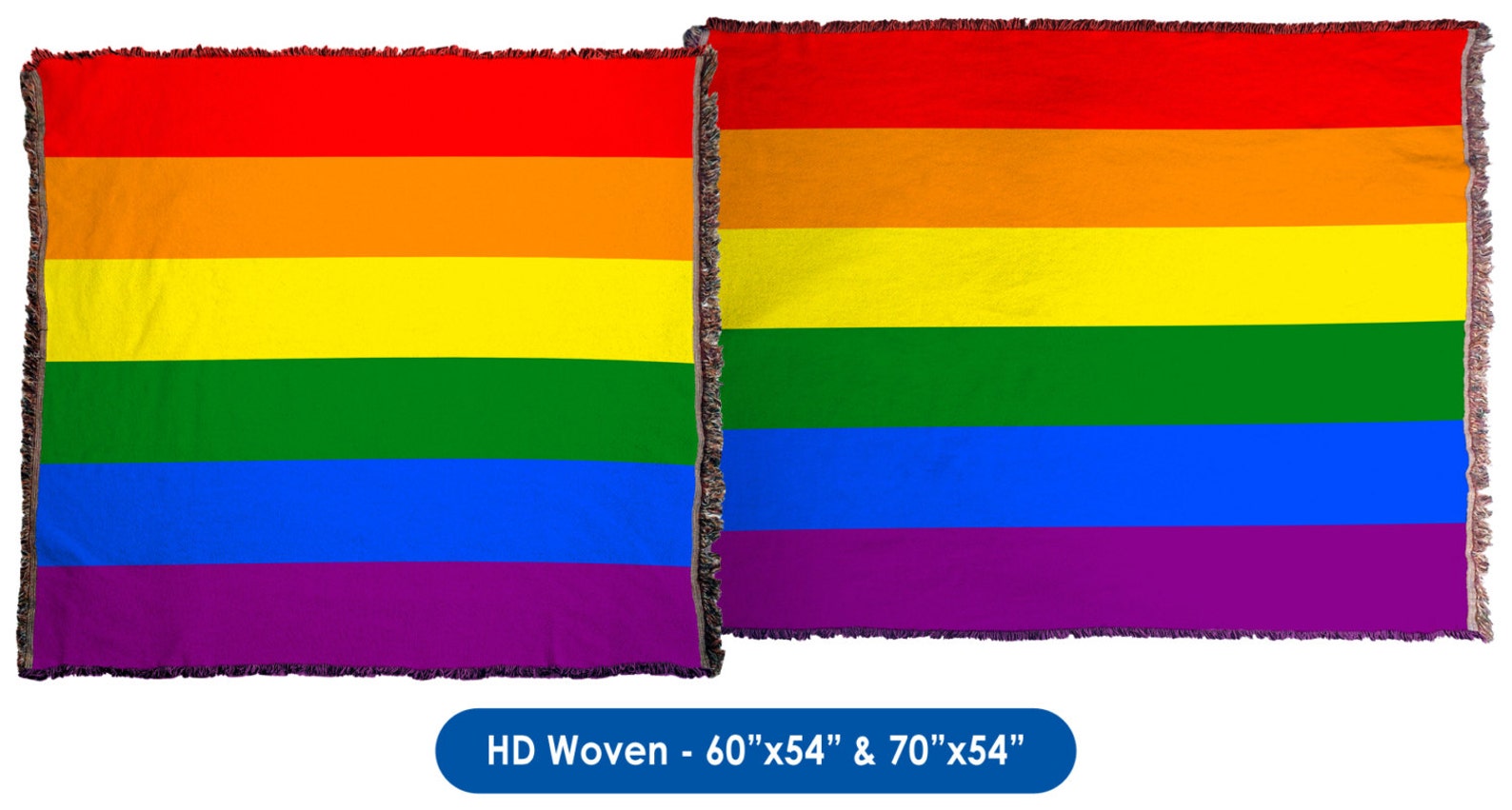 LGBTQ Pride Flag Throw Blanket / Tapestry Wall Hanging - Etsy