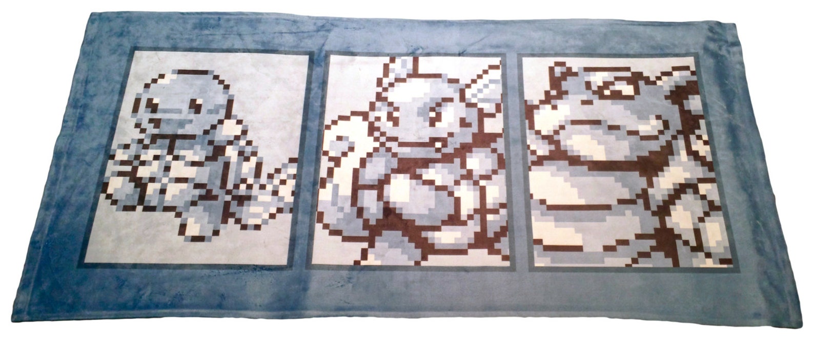 Pokemon Water Type Starter gen 1 Evolutionary Line 30 X 60 Microfiber ...