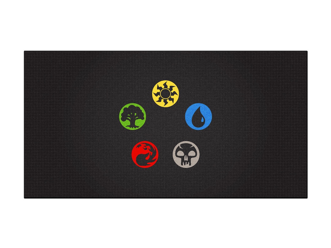 Magic the Gathering, Elements, Trading Card Game Battle Mat (18" X 24 ...