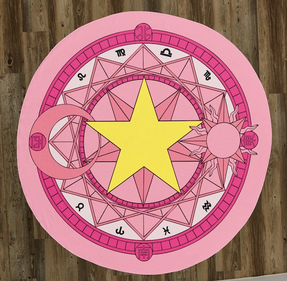 Sakura's Magic Circle 60 Round Area Rug OR Towel | Etsy