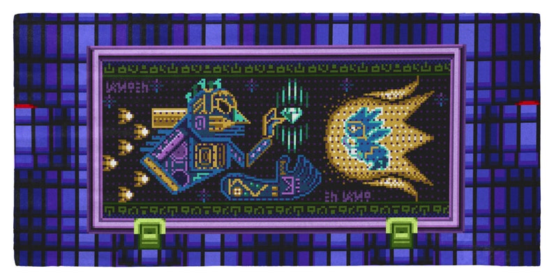 Hidden Palace Prophecy Mural 30" X 60" Microfiber Beach Towel - Etsy