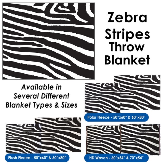 Zebra Stripes Throw Blanket / Tapestry Wall Hanging | Etsy