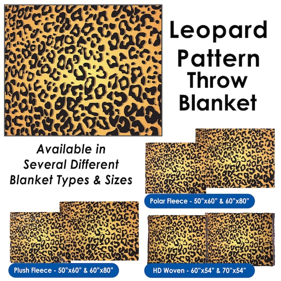 Leopard Pattern Throw Blanket / Tapestry Wall Hanging | Etsy