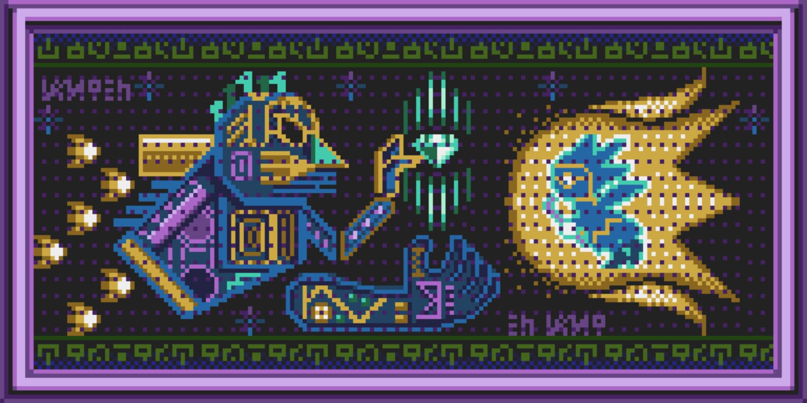 Hidden Palace Prophecy Mural (18" X 24") - Canvas Wrap Print - Etsy