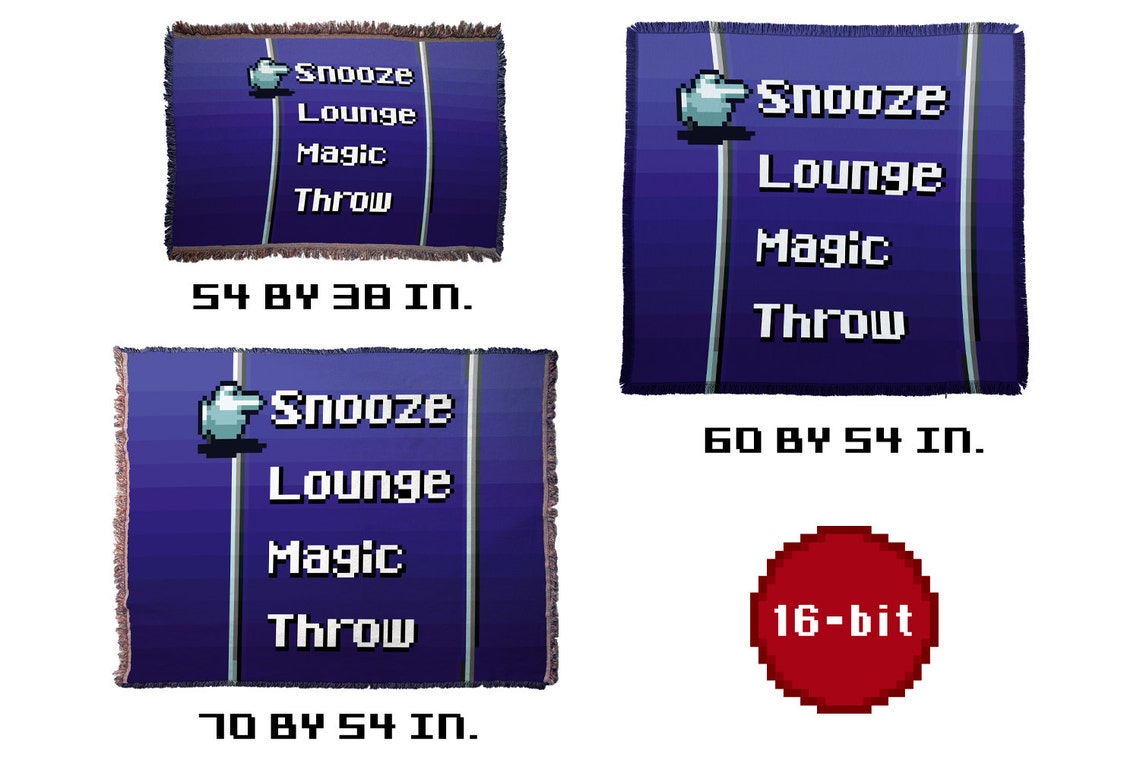 Retro RPG Menu HD Woven Throw Blanket / Tapestry Wall Hanging - Etsy