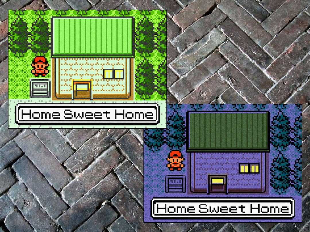 Pokemon gen II, home Sweet Home 18 X 24 Doormat Welcome Floormat - Etsy