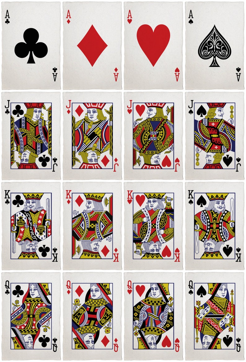 Playing Card Plush Fleece Throw Blanket / Tapestry Wall Hanging - Etsy