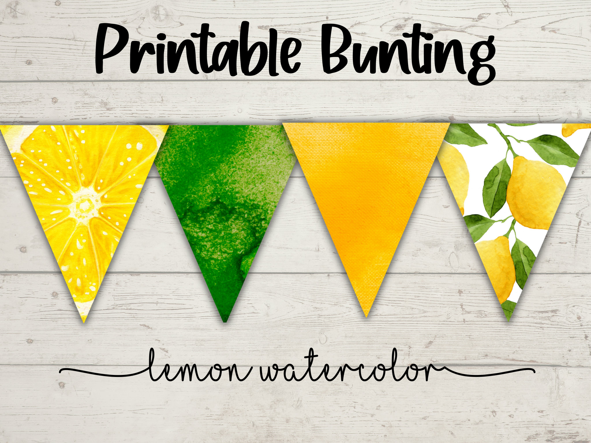 Free Printable Lemonade Banner